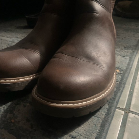 Portland Leather | Shoes | Portland Leather Brown Ankle Boots With ...